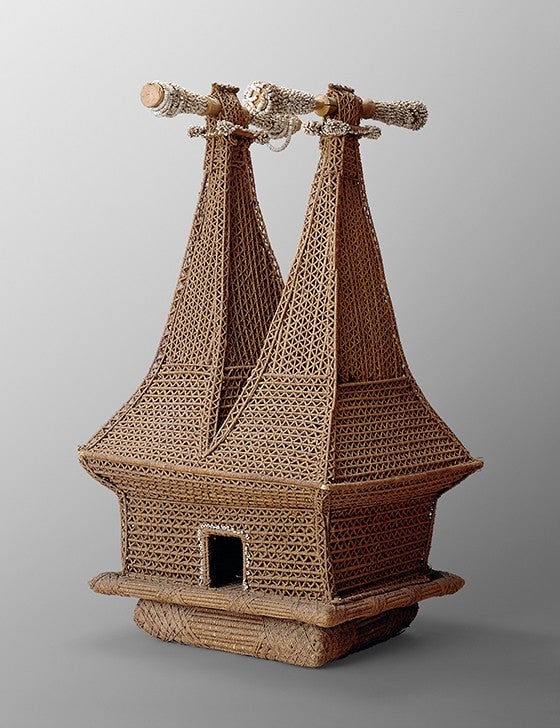 Double-Roofed Portable Temple (bure kalou) Fiji, early 19th century | LACMA
